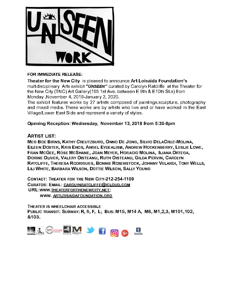 UNSEEN WORK – Art Loisaida Foundation