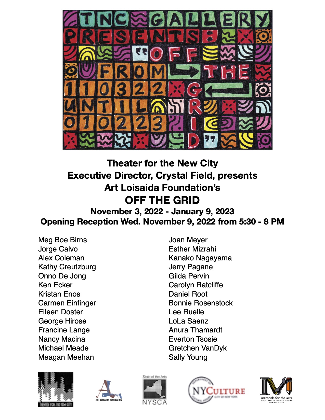 OFF THE GRID Gallery – Art Loisaida Foundation